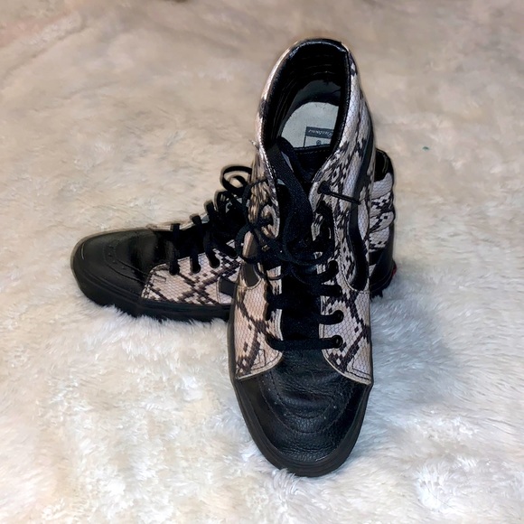 Vans | Shoes | Custom Snake Skin Vans | Poshmark